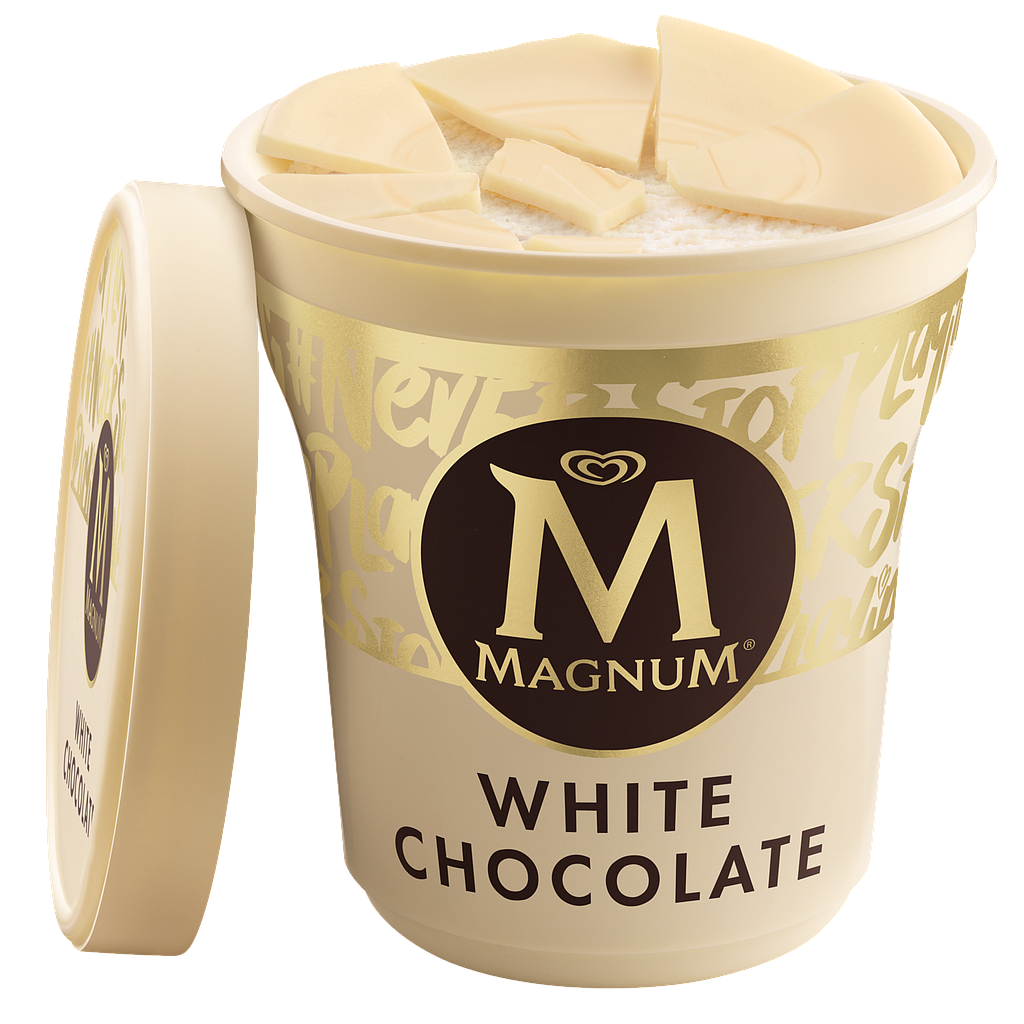 Sorvete Clássico Magnum Chocolate Branco 440 ml | Boníssima